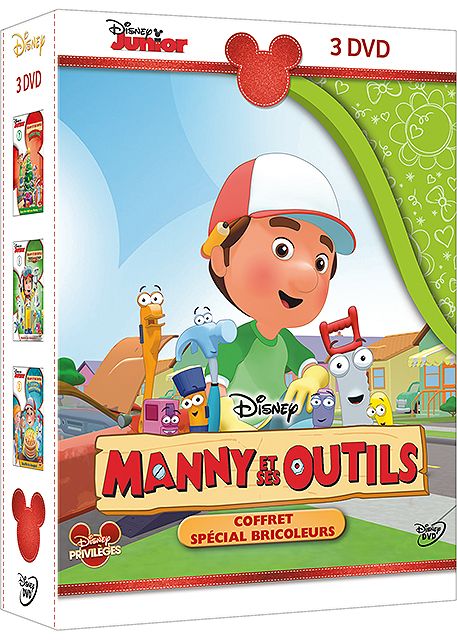 Manny et ses outils - coffret - joyeux noël + la grande course + le ...