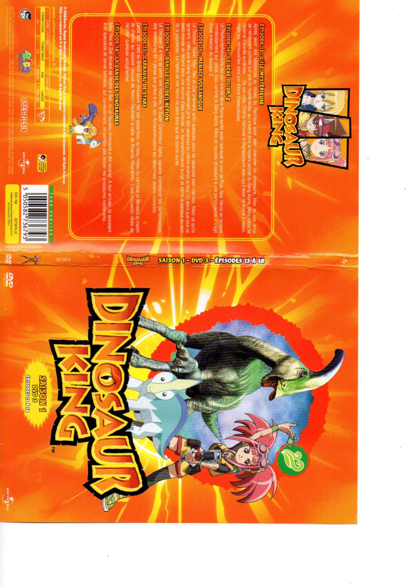 Dinosaur king - dvd 3 saison 1 : Louez ou achetez en VOD, DVD et Blu ...