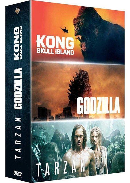 Kong : skull island + godzilla + tarzan - pack : Louez ou achetez en ...