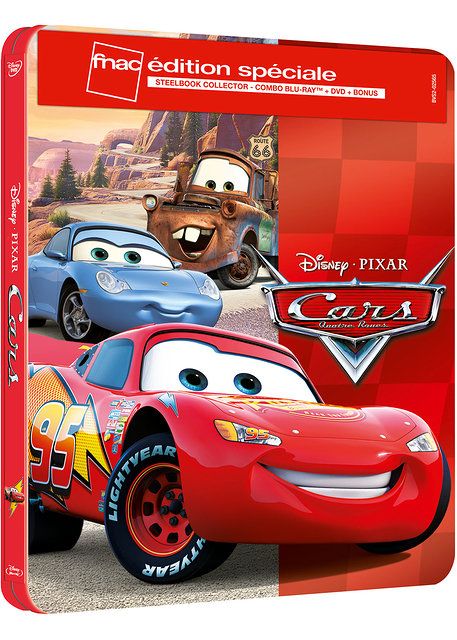 Cars, quatre roues - Édition limitée exclusive fnac boîtier steelbook ...